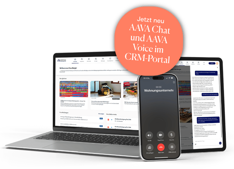 Digitale Mieterservices mit dem CRM-Portal